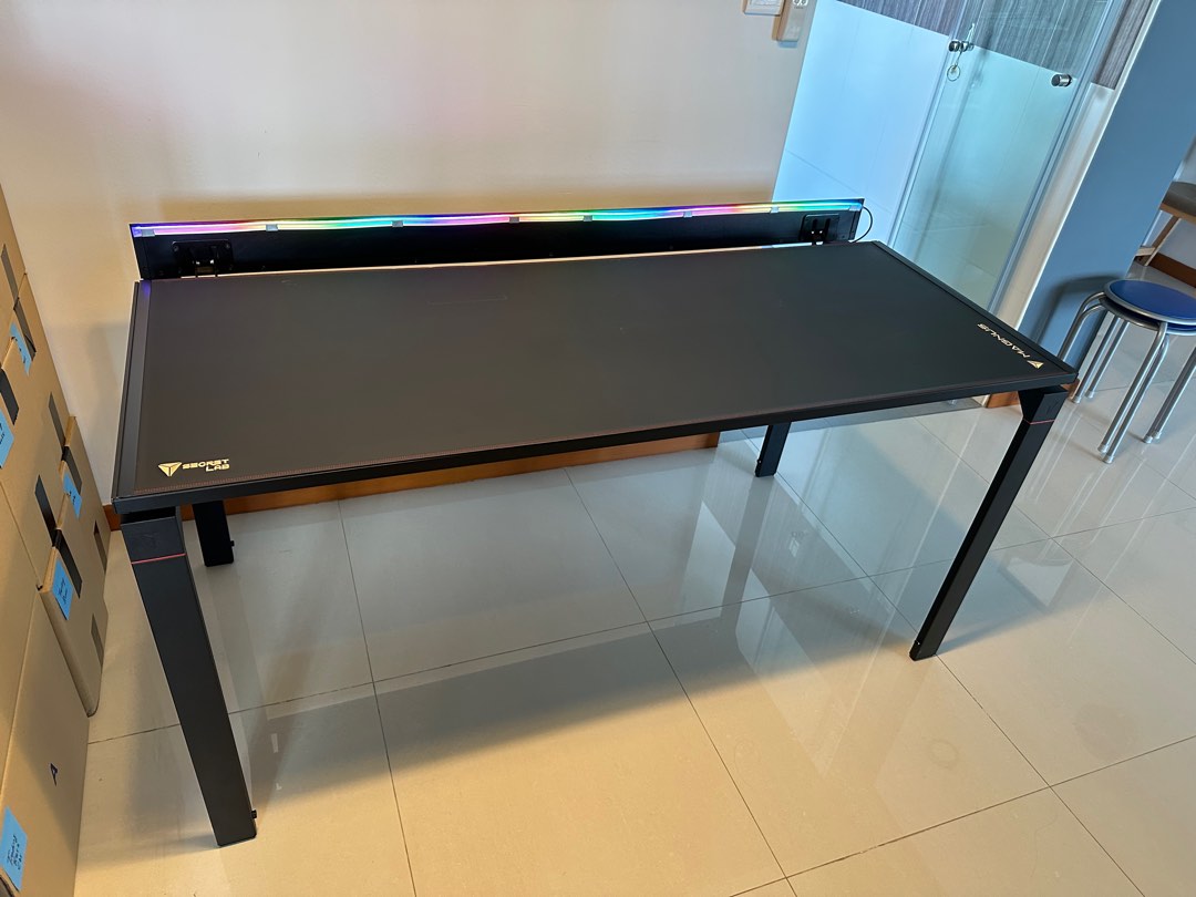Secret Lab Desk - Signature Stealth & RGB Strip, Furniture & Home ...