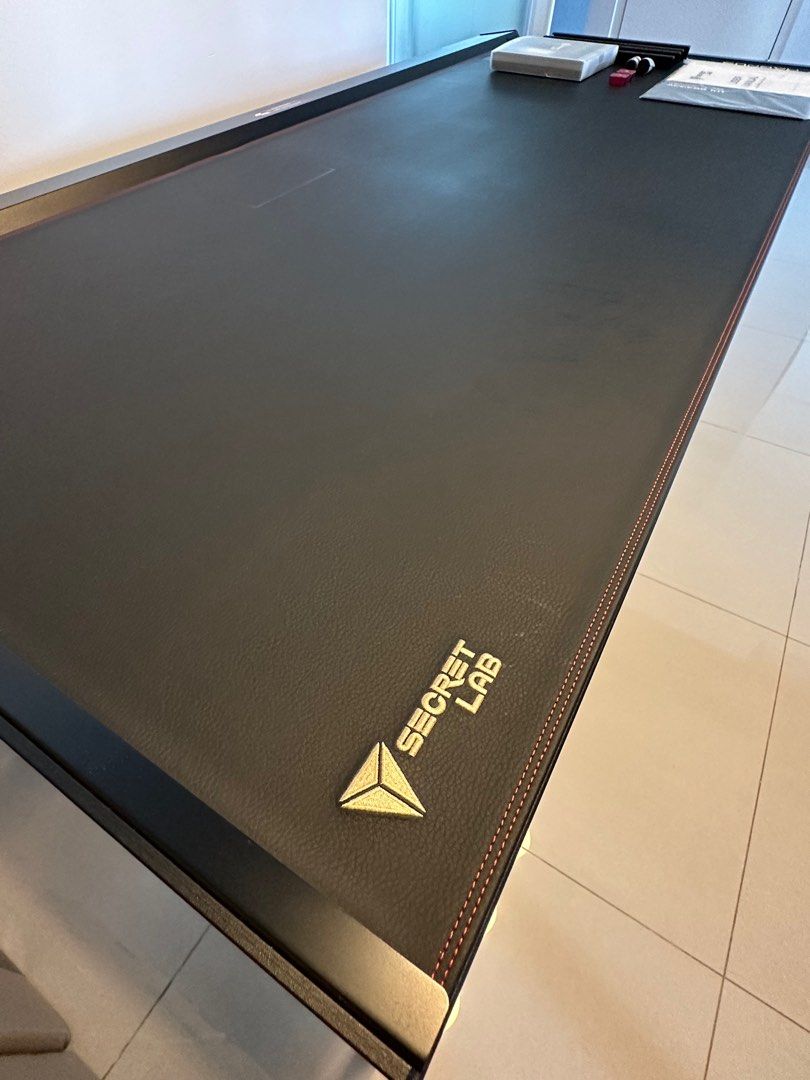 Secret Lab Desk - Signature Stealth & RGB Strip, Furniture & Home ...