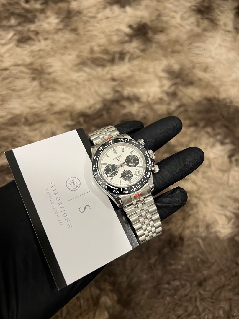 seiko mod daytona panda, Men's Fashion, Watches & Accessories, Watches ...