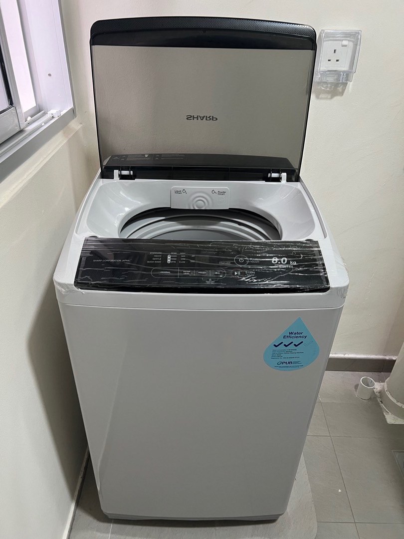 Sharp ES818X 8kg Washing Machine, TV & Home Appliances, Washing ...