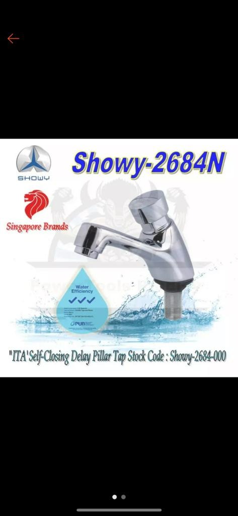 SHOWY 2684 WATER TAP SELF CLOSING DELAY ACTION WATER SAVING BASIN TAP ...