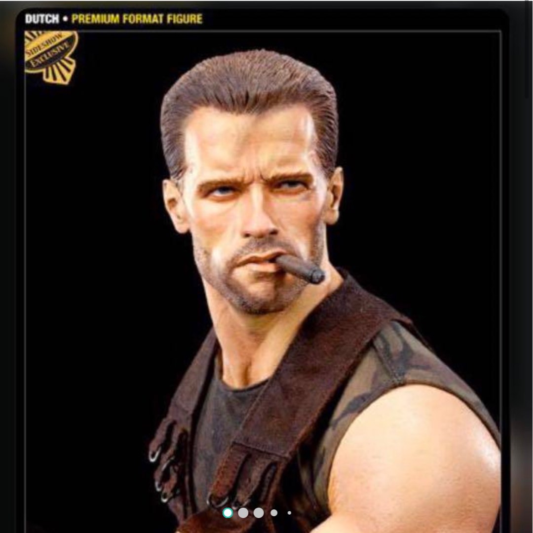 Sideshow predator Dutch premium format 1/4 scale exclusive, Hobbies ...