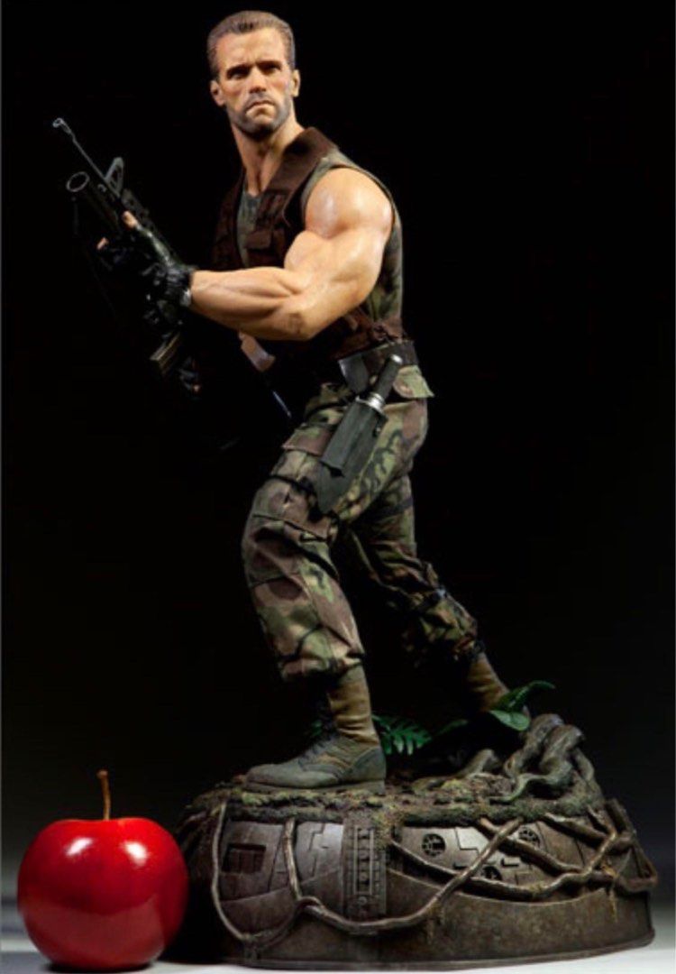 Sideshow predator Dutch premium format 1/4 scale exclusive, Hobbies ...