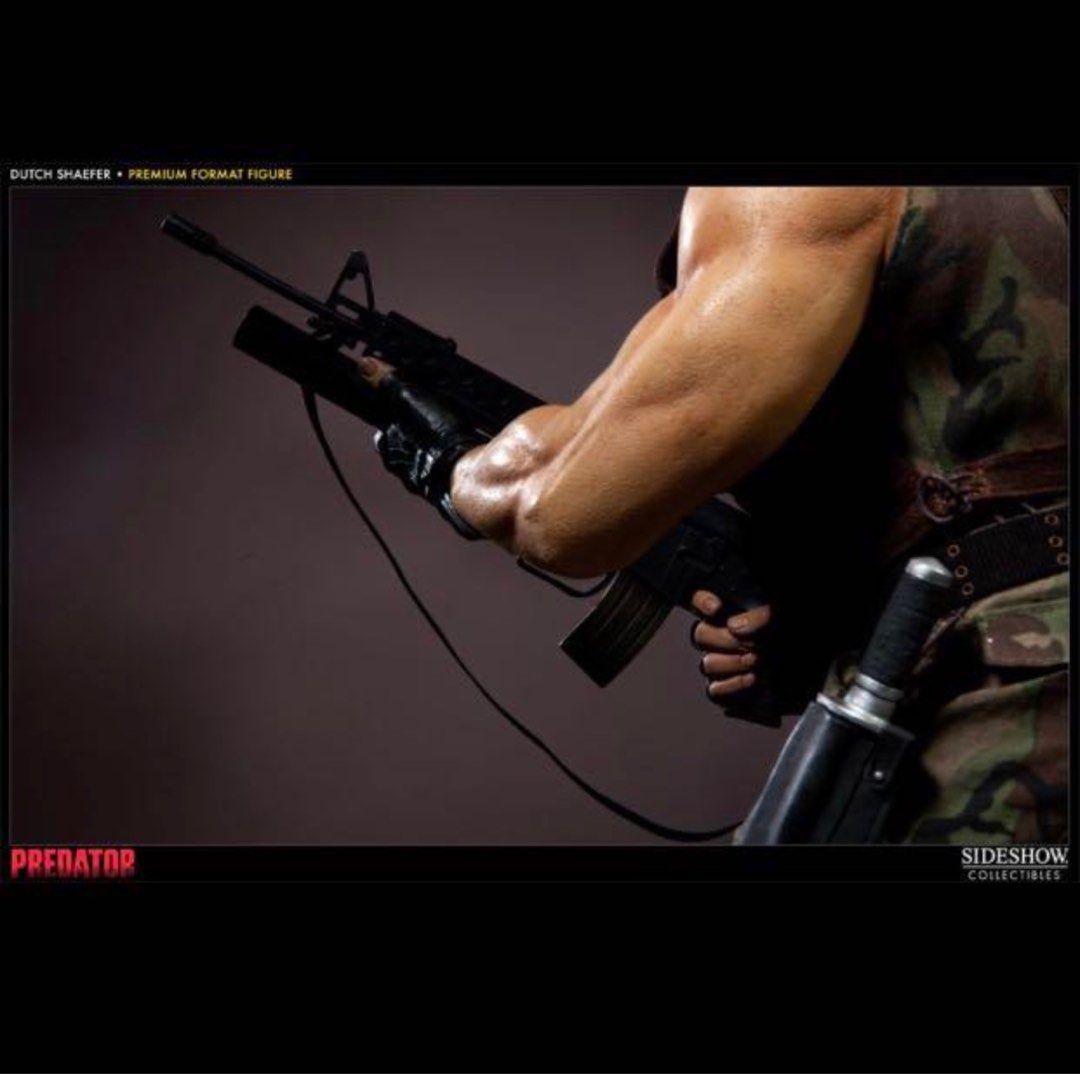 Sideshow predator Dutch premium format 1/4 scale exclusive, Hobbies ...