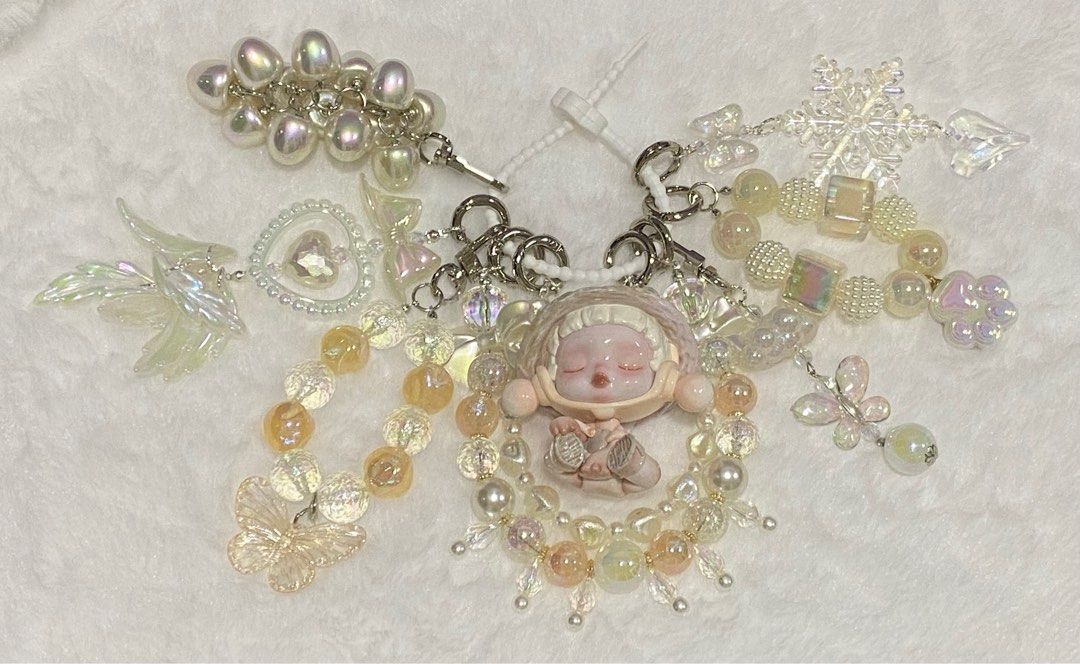 Skullpanda Popmart DIY Charm, Women's Fashion, Watches & Accessories ...