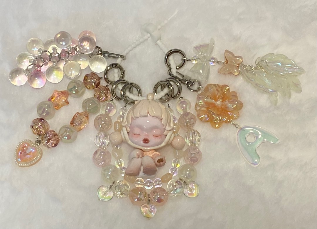 Skullpanda Popmart DIY Phone charm/bag charm, Women's Fashion, Watches ...