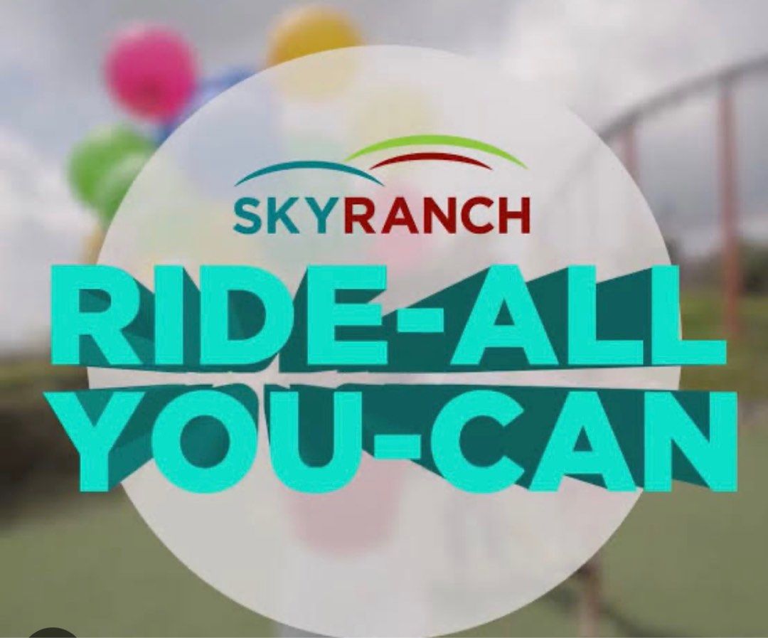 SKYRANCH TAGAYTAY RIDE ALL YOU CAN TICKETS, Tickets & Vouchers ...