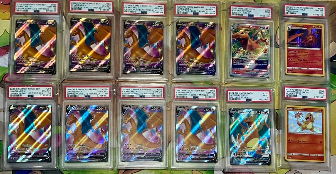 [SLAB] Charizard Charmander Slab PSA 10, Hobbies & Toys, Toys & Games ...