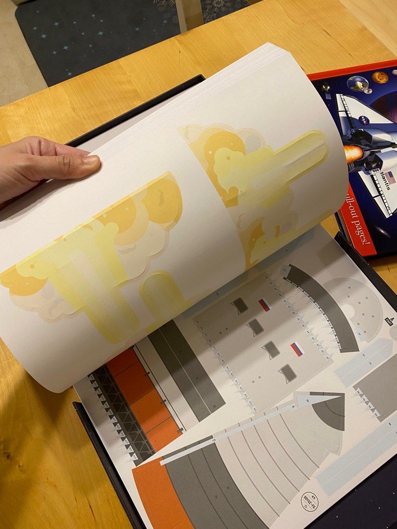 Space Book and Make Your Own Rocket, Hobbies & Toys, Books & Magazines ...