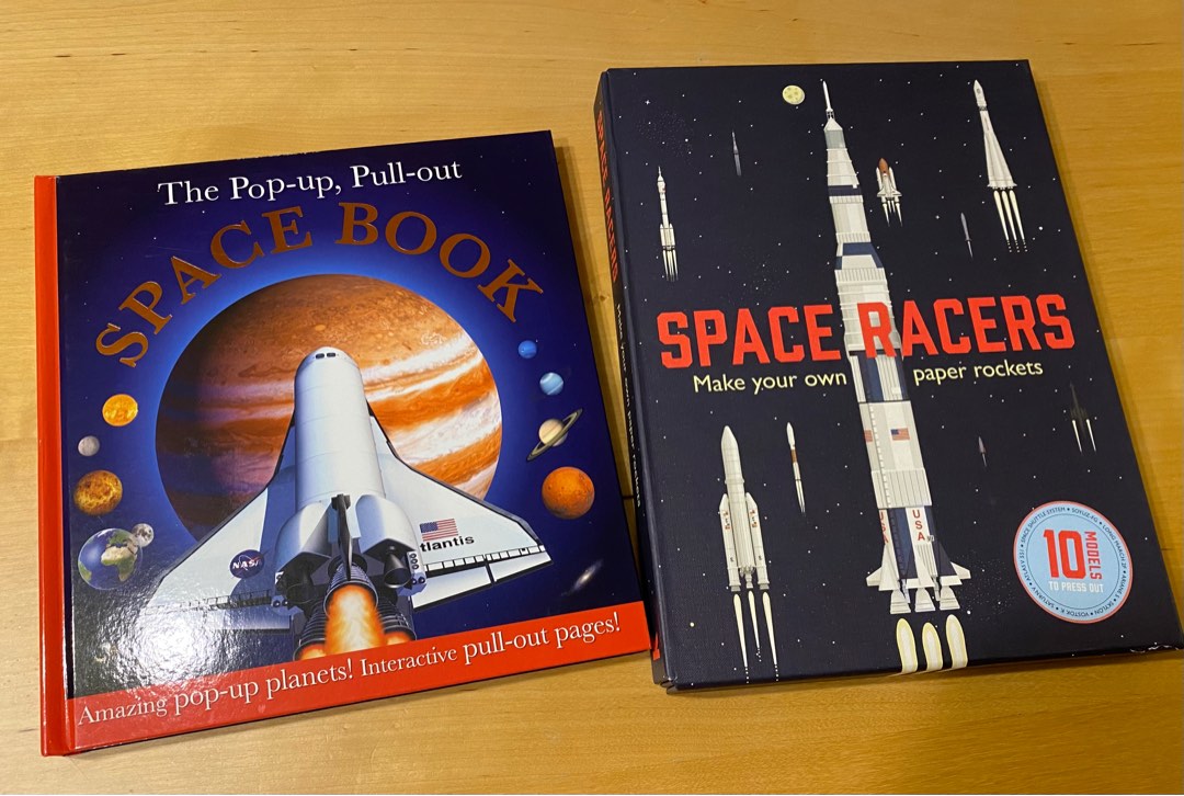 Space Book and Make Your Own Rocket, Hobbies & Toys, Books & Magazines ...