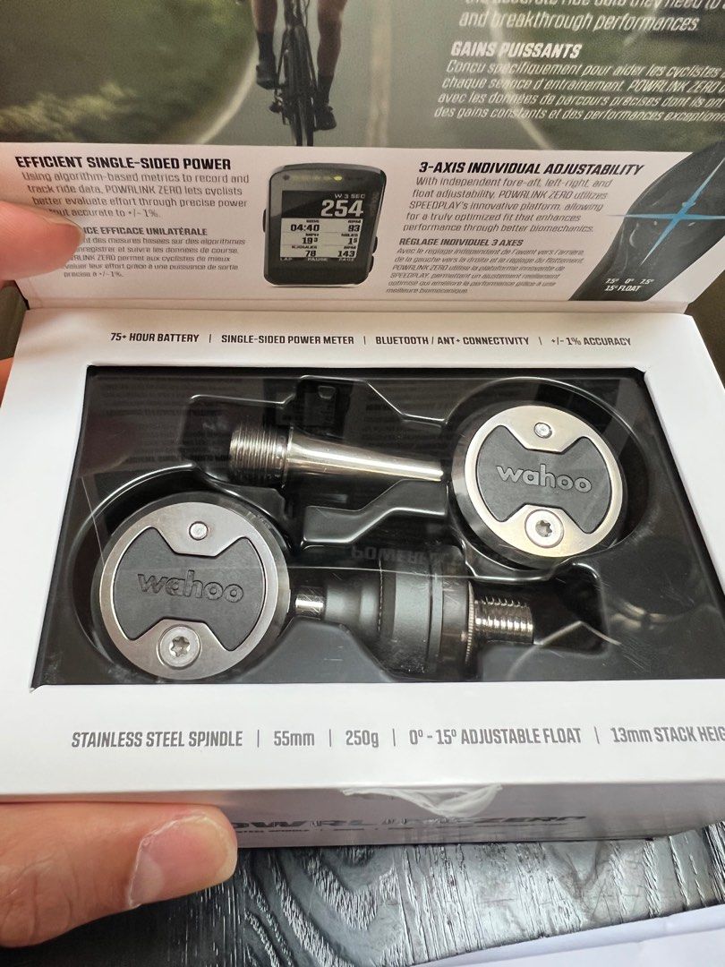 Wahoo Speedplay Powrlink Zero Single Sided Powermeter, Sports Equipment ...