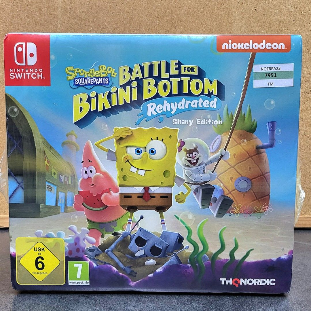 SPONGEBOB Shiny Edition for Nintendo Switch, Video Gaming, Video Games ...