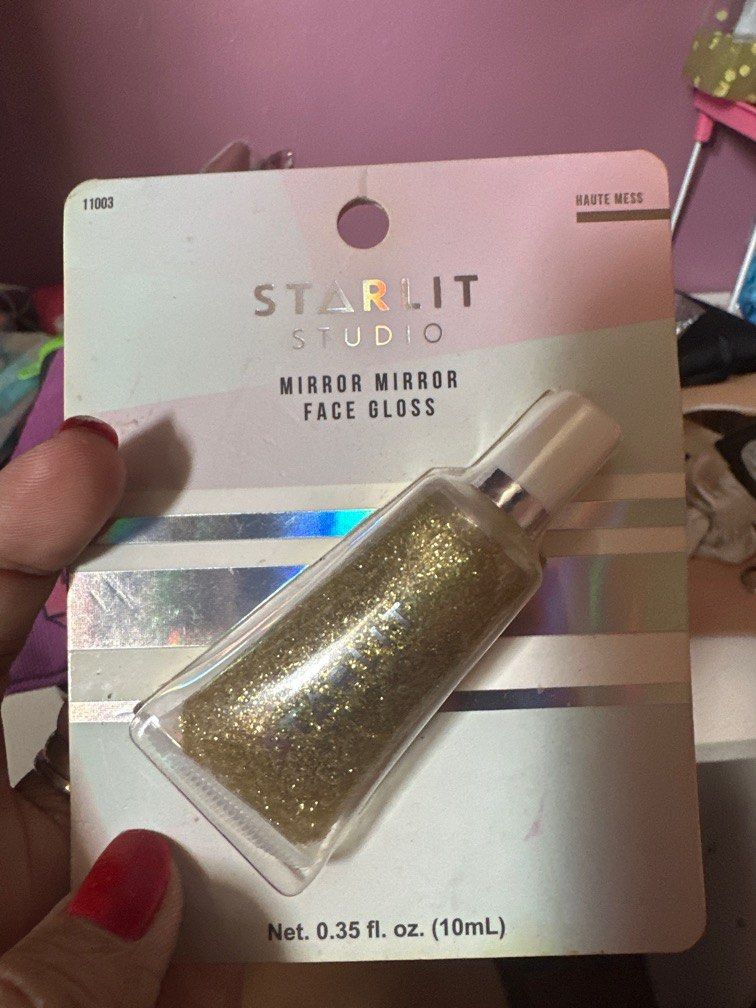 Starlit Studio Mirror Mirror Face Gloss Gold Glitter, Beauty & Personal Care, Face, Makeup on ...
