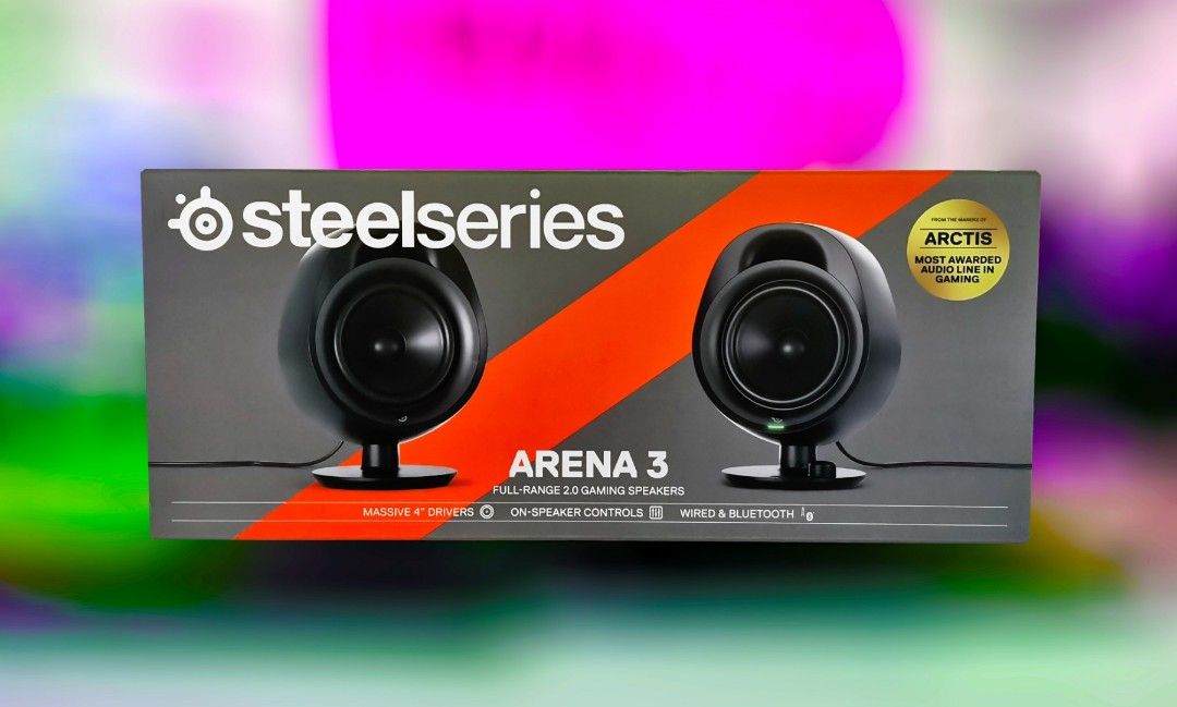 STEELSERIES ARENA 3 FULL-RANGE 2.0 GAMING SPEAKERS, Audio, Soundbars, Speakers & Amplifiers on ...