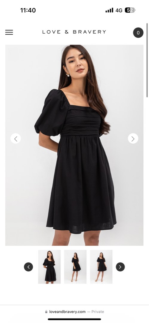 STEPHANIE PLEATED CHEST MINI DRESS, Women's Fashion, Dresses & Sets ...