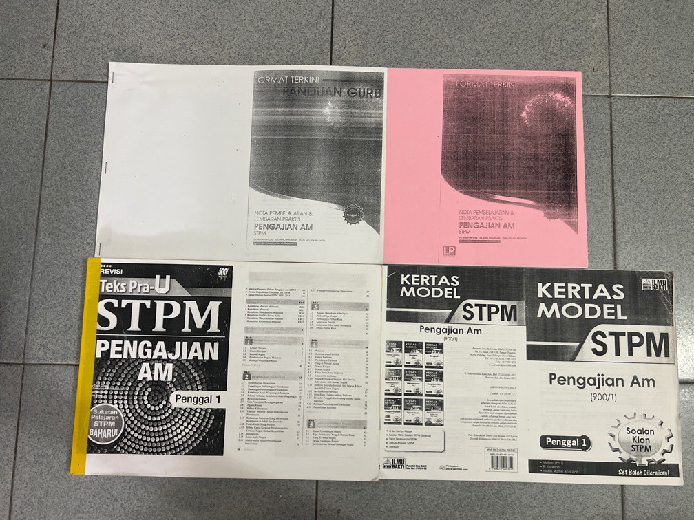 STPM PENGAJIAN AM SEM1(textbook and module paper), Hobbies & Toys ...