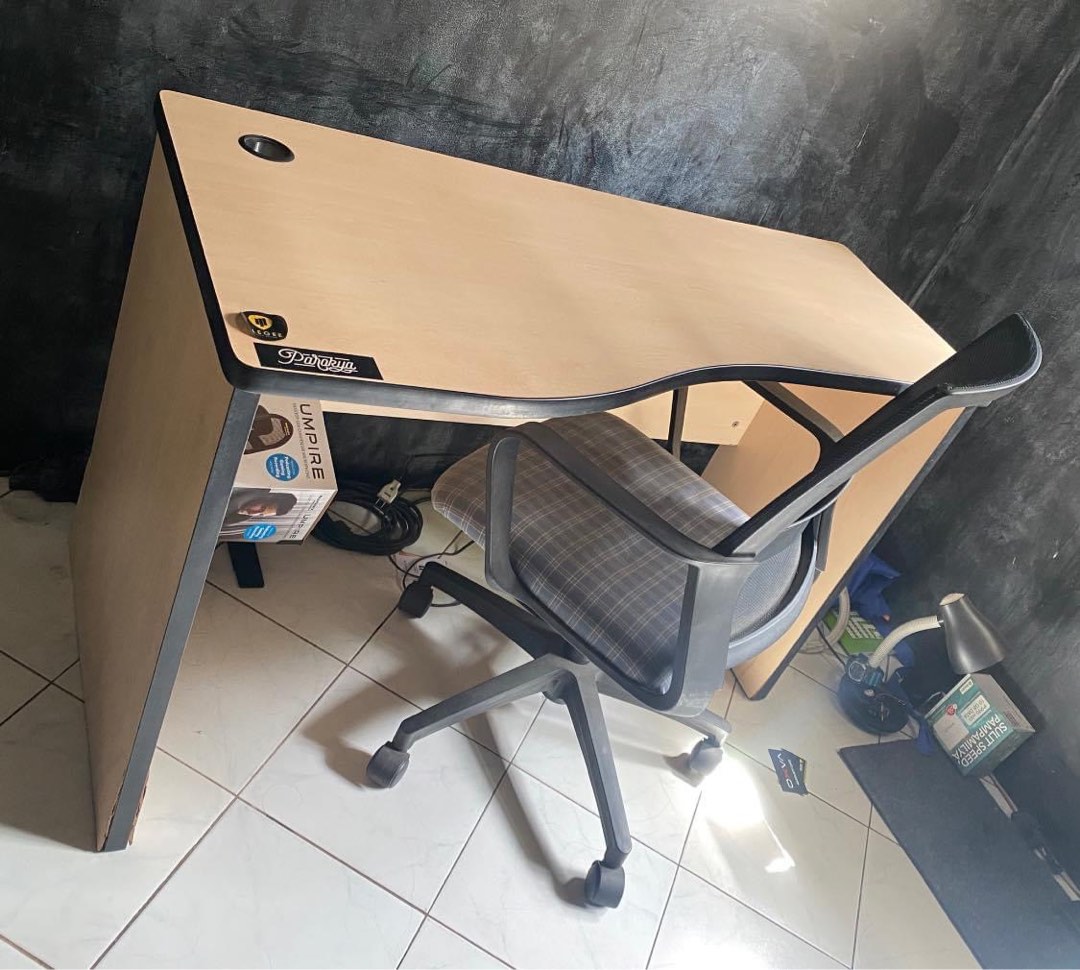 Study Table with Chair, Furniture & Home Living, Furniture, Tables ...