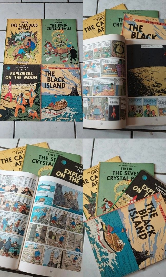 The Adventures of Tintin / Comic Book Collection, Hobbies & Toys, Books ...