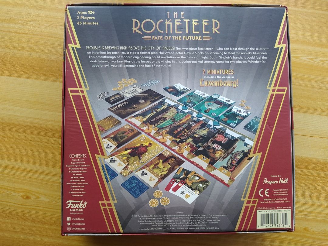 The Rocketeer: Fate of the Future - Funko - Boardgame, Hobbies & Toys ...