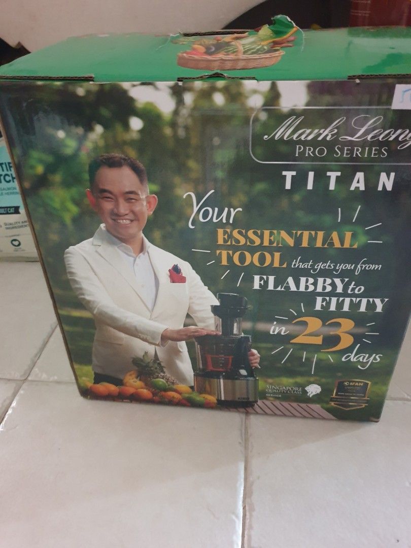 The Titan Pro Top Range Slow Juicer - Still New The Top Notch Titan Pro ...