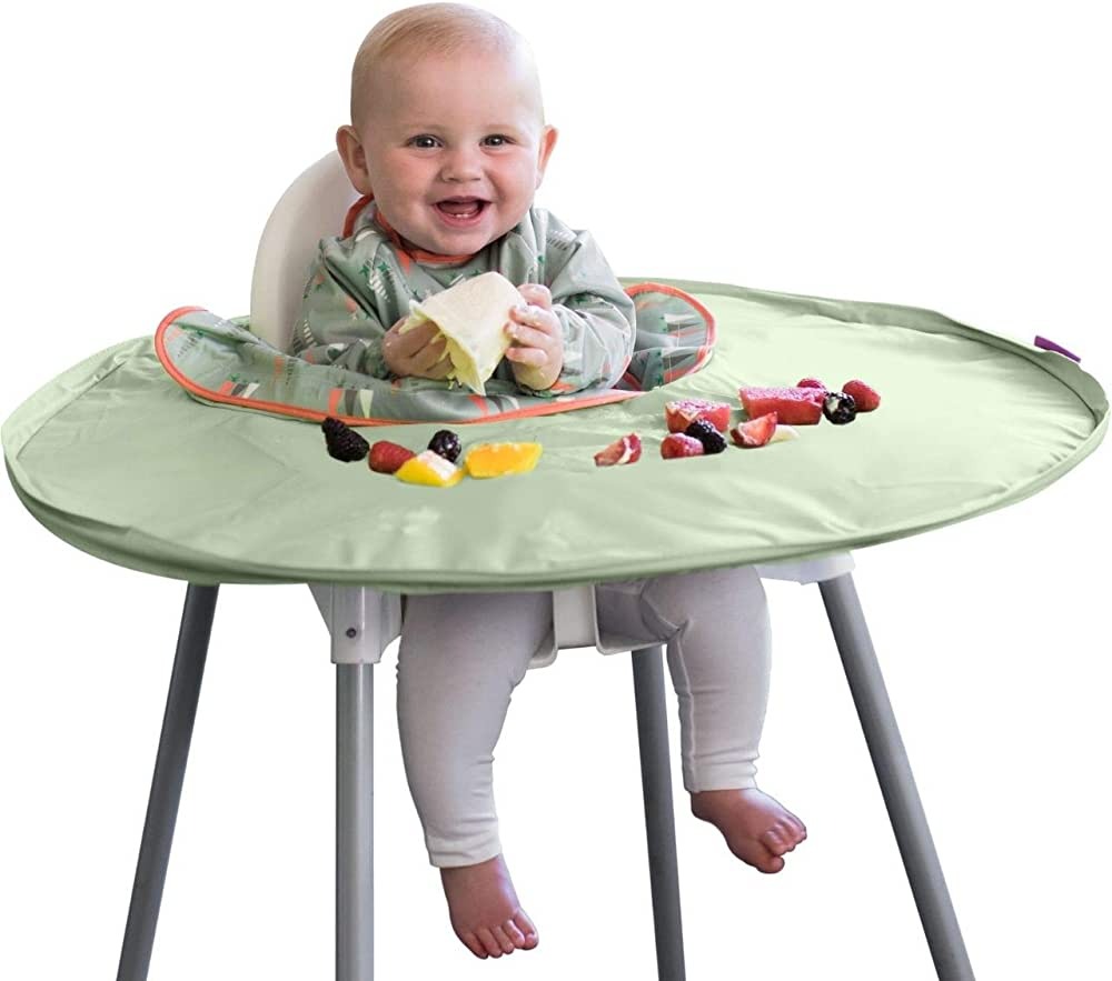 Tidy Tot Bib & Tray Kit in Sage Green, Babies & Kids, Nursing & Feeding ...