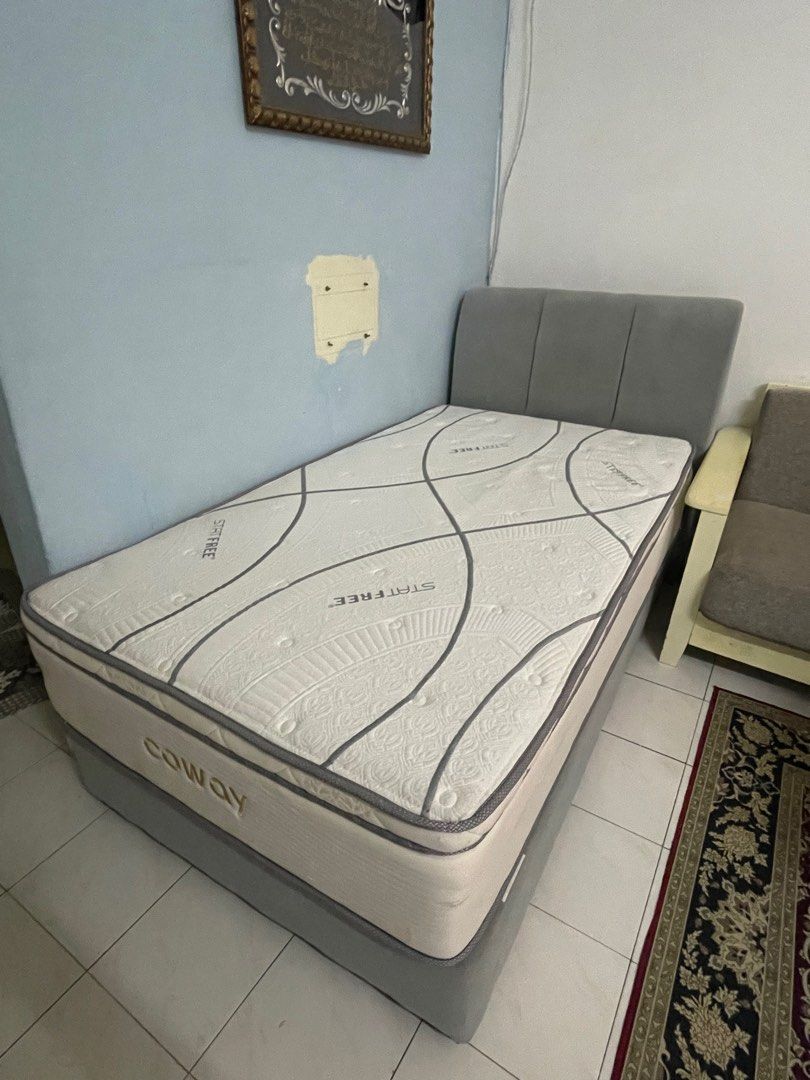 katil dan tilam coway super single with bedframe untuk dijual atau swap ...