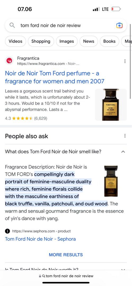 Tom Ford Parfume Original Kesehatan And Kecantikan Parfum Kuku And Lainnya Di Carousell