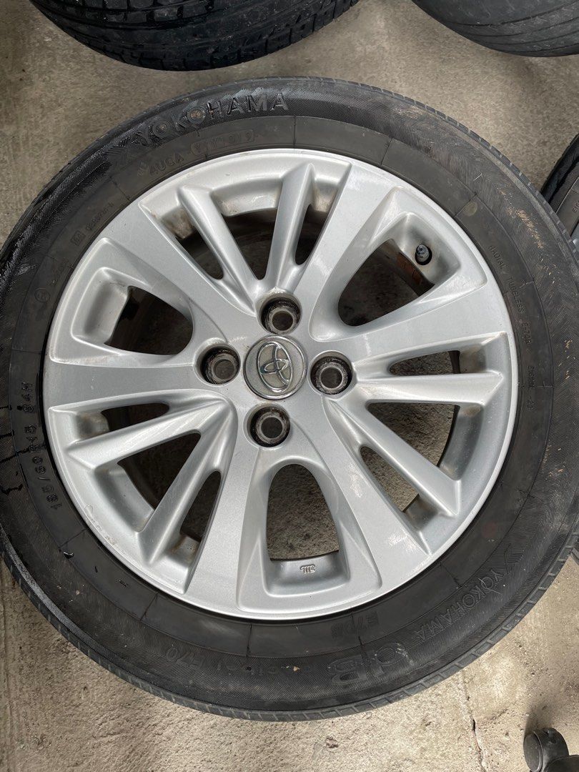 Toyota Vios Gen.4 MAGS & TIRES, Car Parts & Accessories, Mags and Tires ...
