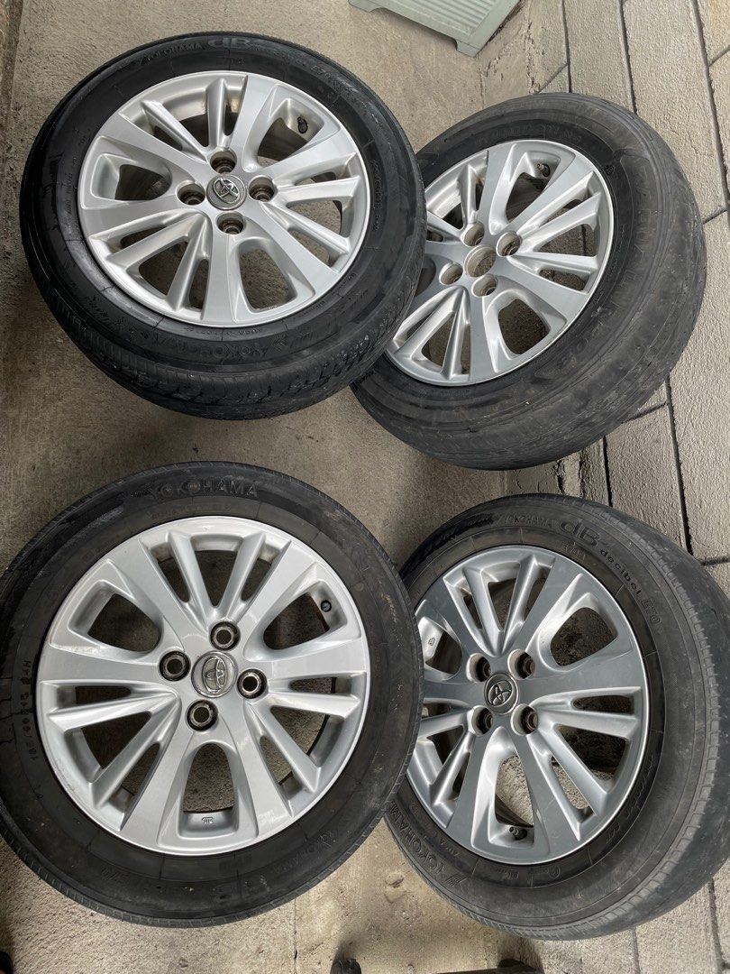 Toyota Vios Gen.4 MAGS & TIRES, Car Parts & Accessories, Mags and Tires ...