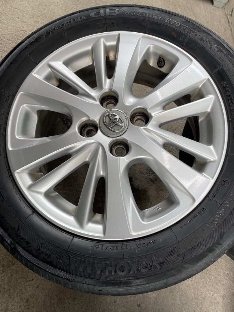 Toyota Vios Gen.4 MAGS & TIRES, Car Parts & Accessories, Mags and Tires ...
