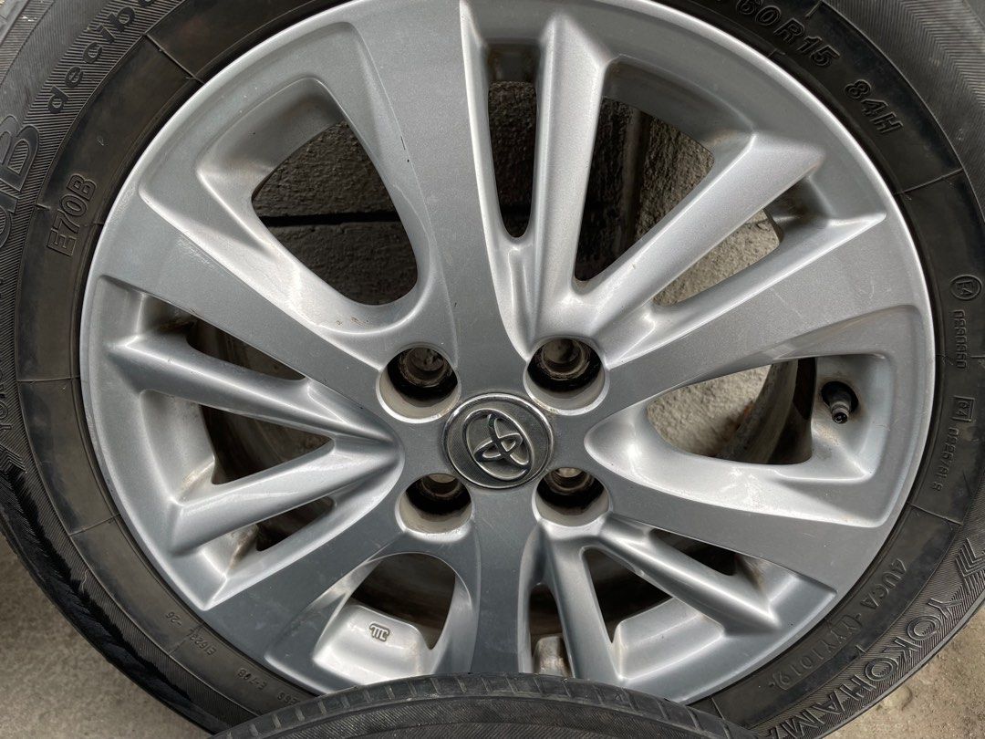 Toyota Vios Gen.4 MAGS & TIRES, Car Parts & Accessories, Mags and Tires ...