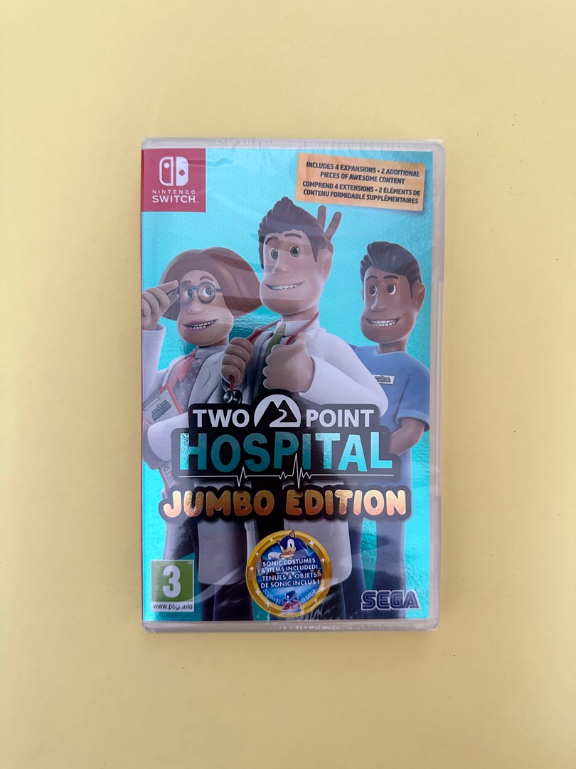 Two Point Hospital Jumbo Edition Nintendo Switch game, Video Gaming ...