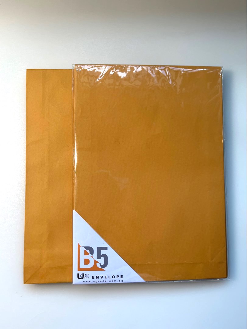 U-Grade B5 String & Button Envelope (new), Hobbies & Toys, Stationery ...