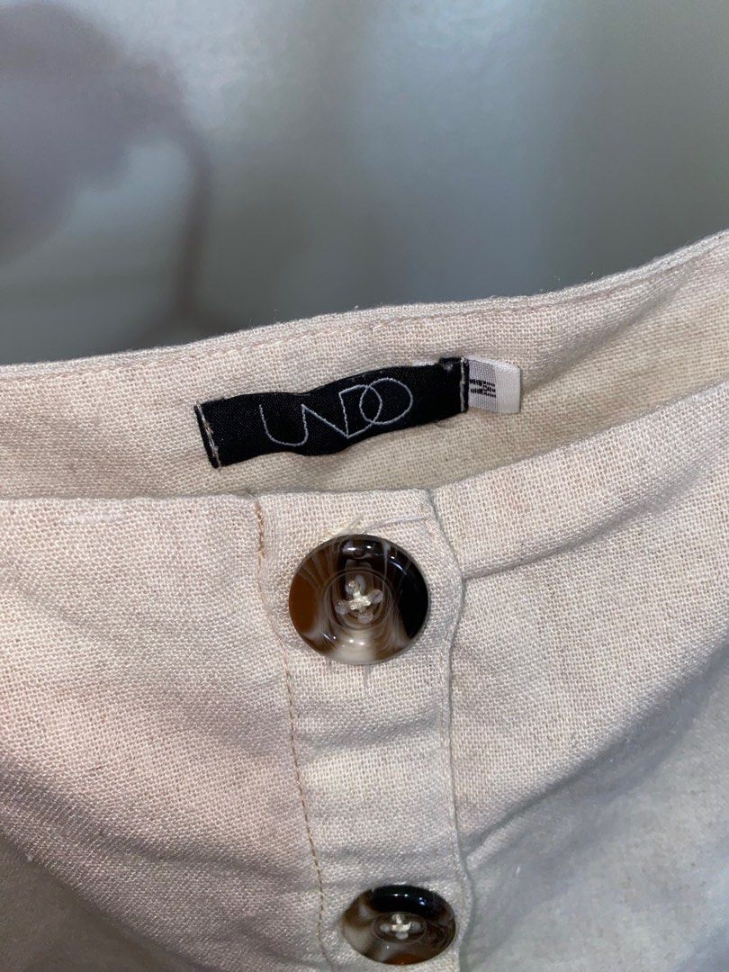 Undo Studio - Custom Stella Top in Oat (S) Linen, Women's Fashion, Tops, Sleeveless on Carousell