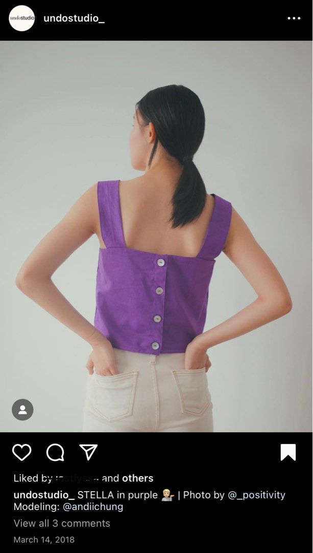 Undo Studio - Custom Stella Top in Oat (S) Linen, Women's Fashion, Tops, Sleeveless on Carousell