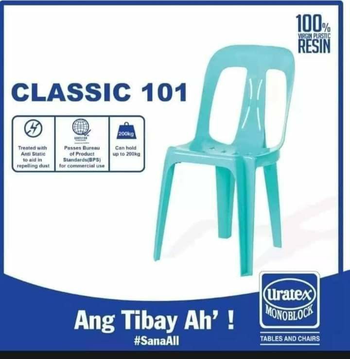 URATEX 101 MONOBLOCK CLASSIC CHAIR DIMENSIONS: WIDTH 375 MM SEAT DEPTH ...