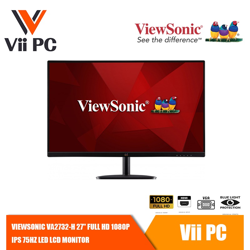 [Free Asus Backpack] VIEWSONIC VA2732M LED MONITOR, Computers & Tech ...