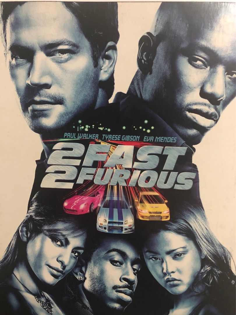 Vintage 2 Fast 2 Furious Movie Poster, Hobbies & Toys, Memorabilia ...