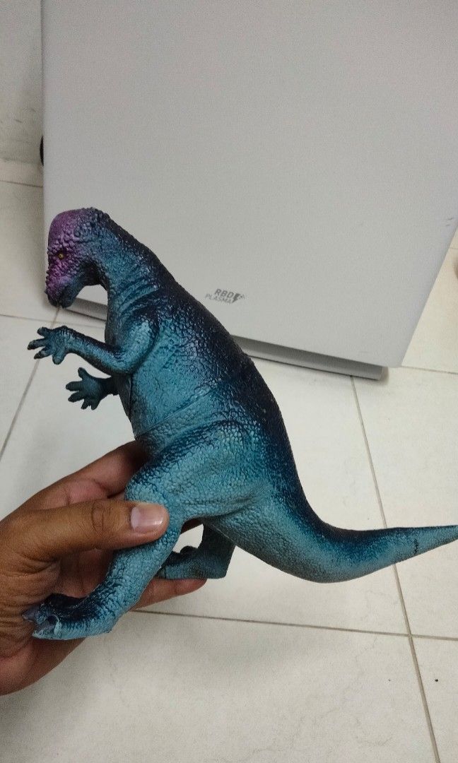 Vintage Jurassic Dinosaur Pachycephalosaurus Rubber Dinosaur, Hobbies ...