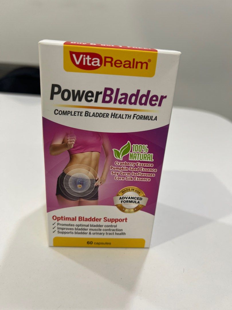 Vitarealm Power Bladder 60 tablets, Health & Nutrition, Health ...