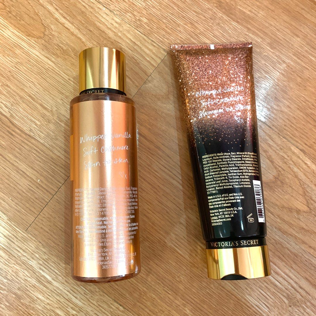 VS Bare Vanilla Body Mist & Lotion, Beauty & Personal Care, Fragrance ...