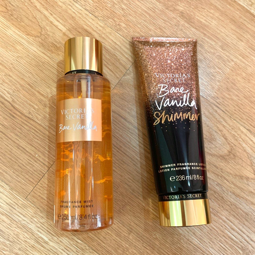 VS Bare Vanilla Body Mist & Lotion, Beauty & Personal Care, Fragrance ...