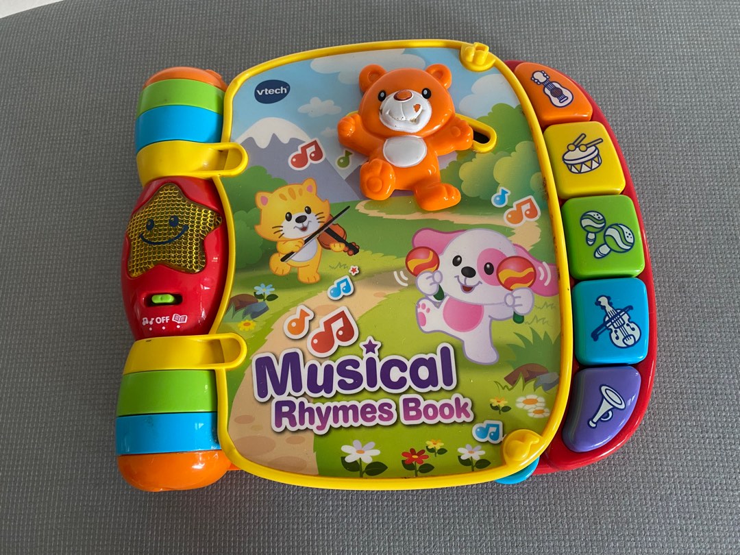 Vtech Musical rhymes book, Babies & Kids, Infant Playtime on Carousell