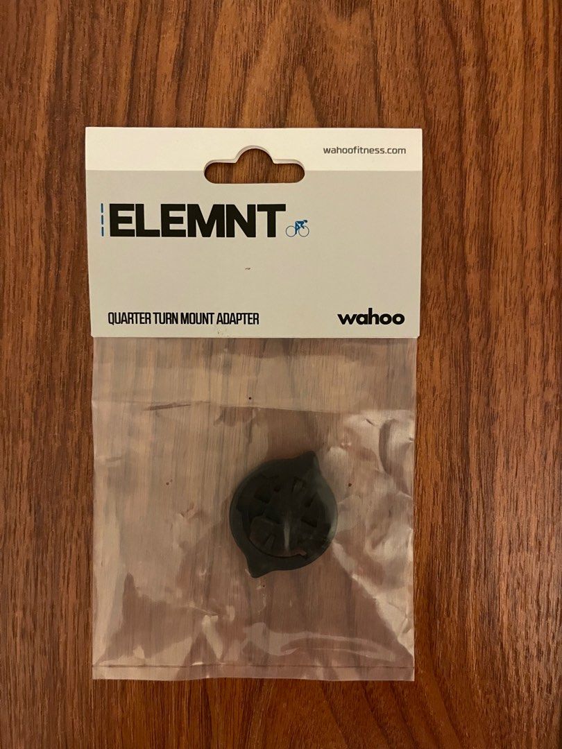 Wahoo WFCC1M5 Fitness ELEMNT Quarter Turn Mount Adapter Black, Sports ...