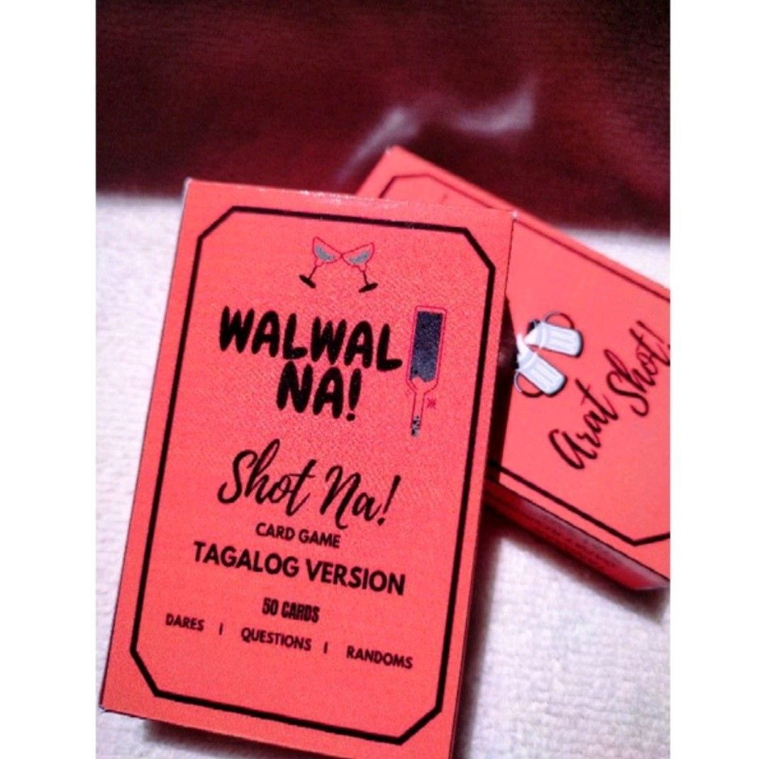 WALWAL NA! SHOT NA! CARD GAME, Hobbies & Toys, Books & Magazines ...