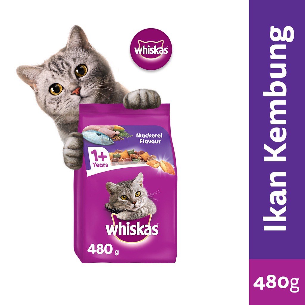 Whiskas Mackerel 480gr on Carousell
