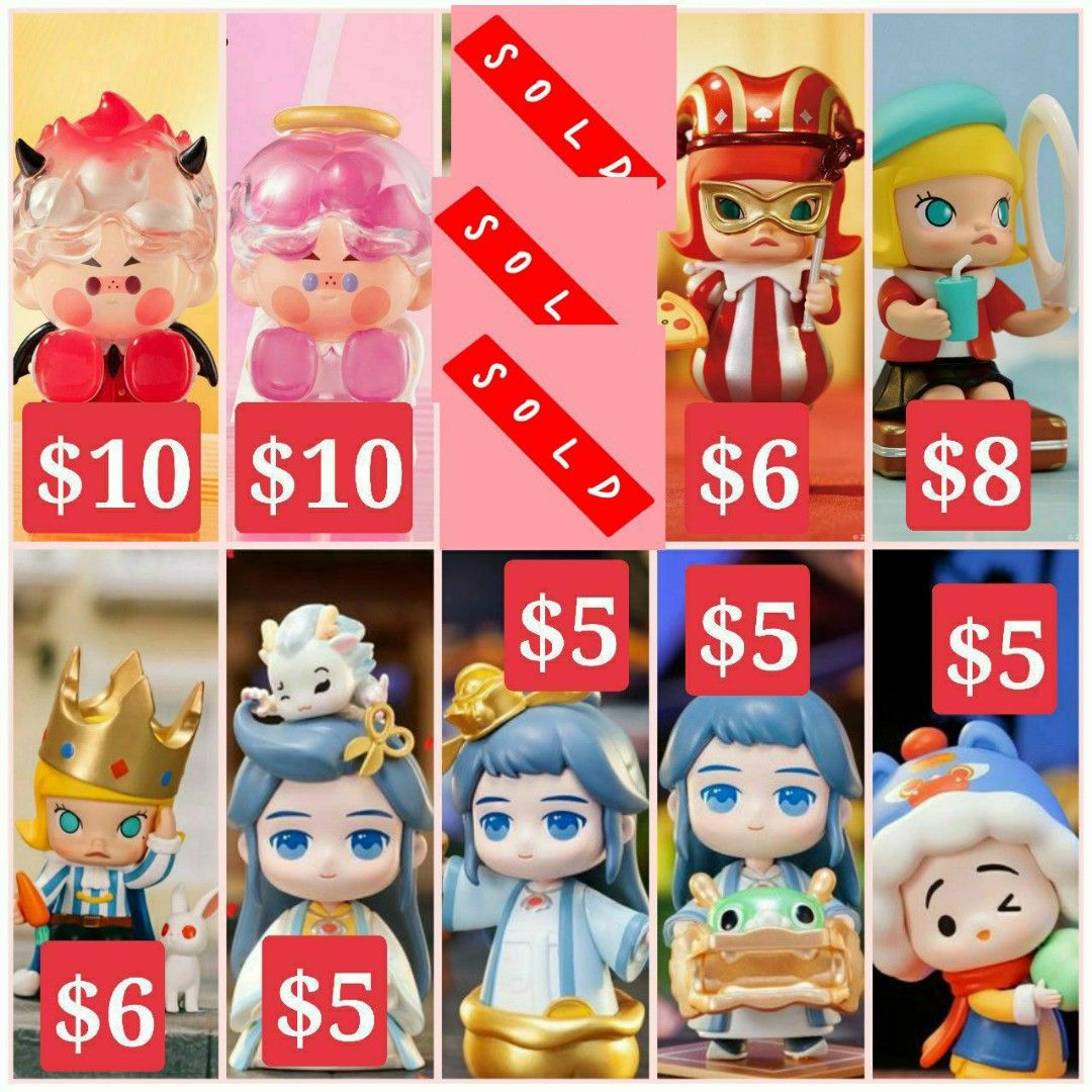 (GROUP C ITEMS) WTS: Popmart Conjuring Dimoo Aquarium Jurassic ...