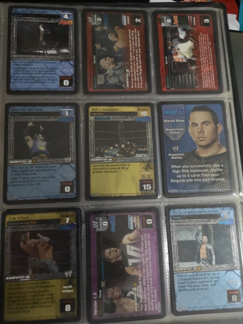 WWE Raw Deal Cards, Hobbies & Toys, Toys & Games on Carousell