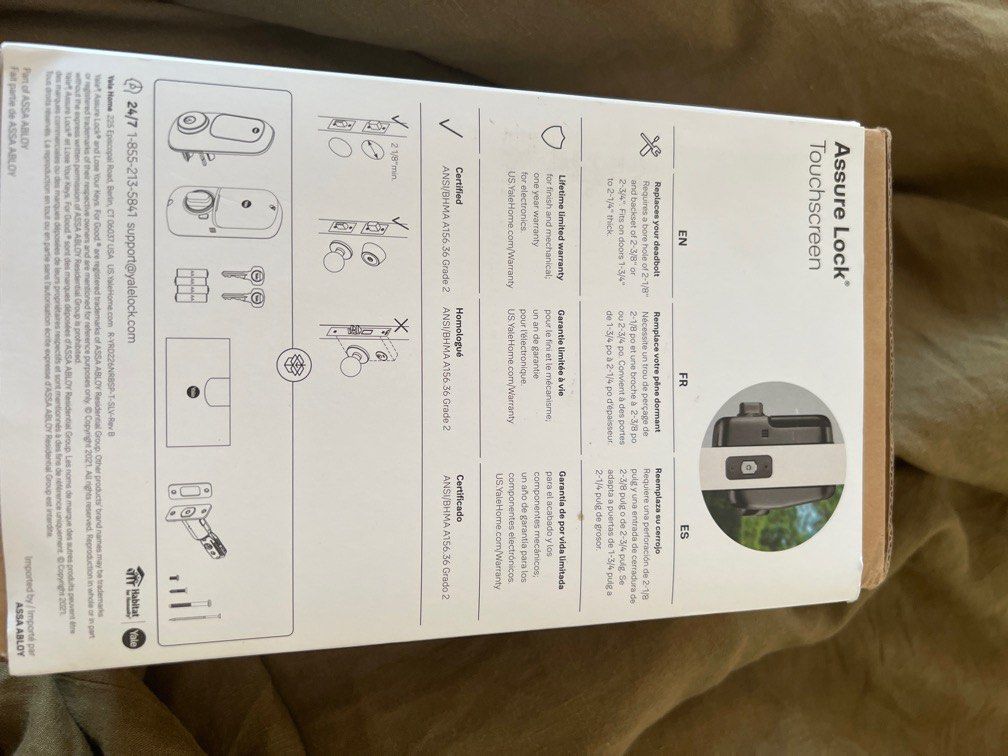 Yale Smart Lock, YRD226 with Bluetooth module, Furniture & Home Living ...