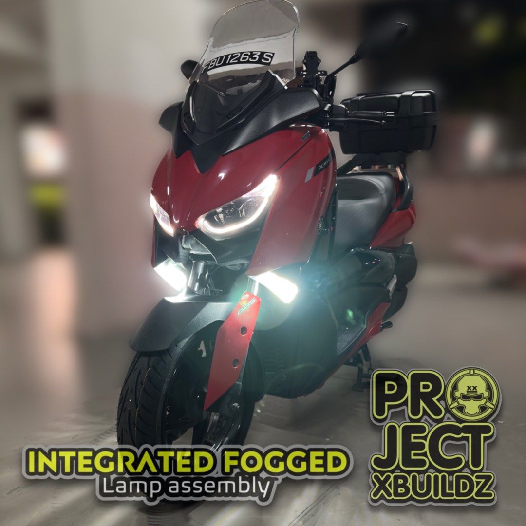 Yamaha Xmax Fog Light, Motorcycles, Motorcycle Accessories on Carousell